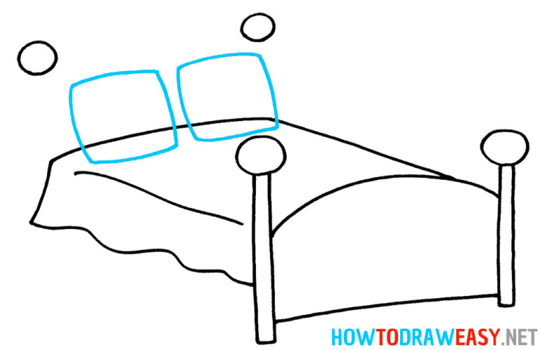 How to Draw a Bed - How to Draw Easy