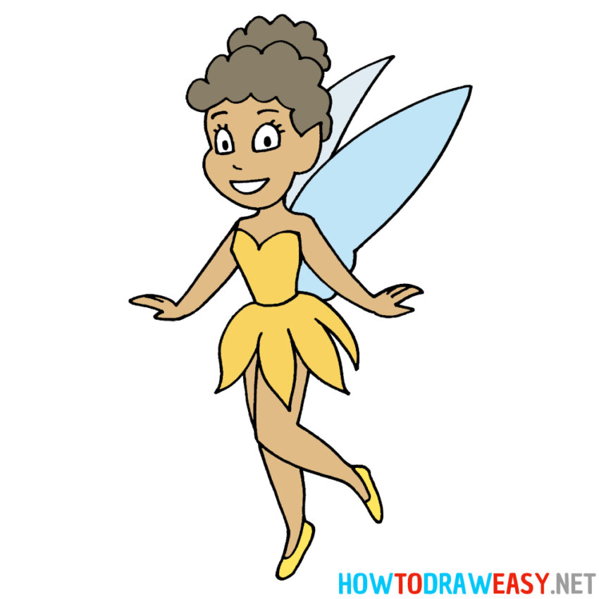 How to Draw a Fairy - How to Draw Easy