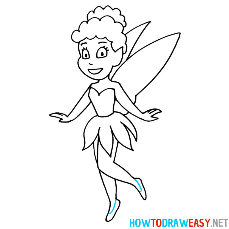 How to Draw a Fairy - How to Draw Easy