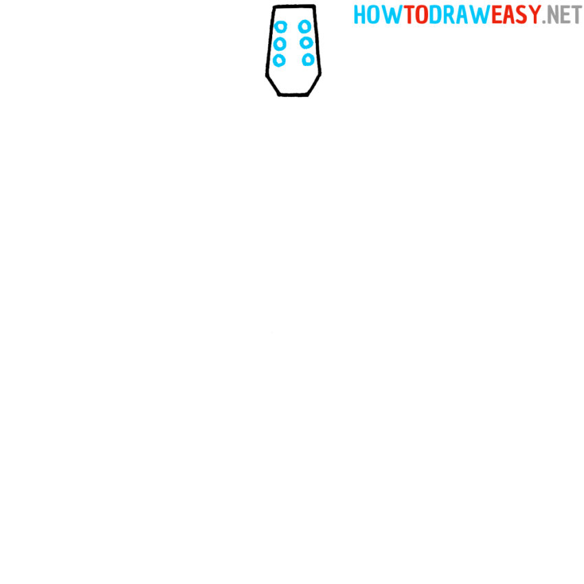 How to Draw a Guitar - How to Draw Easy