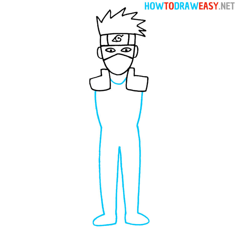 How to Draw Kakashi - How to Draw Easy