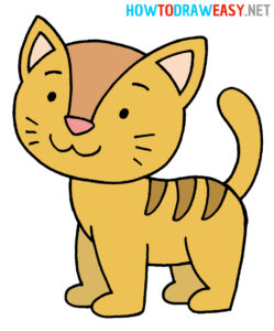 How to Draw a Kitten - How to Draw Easy
