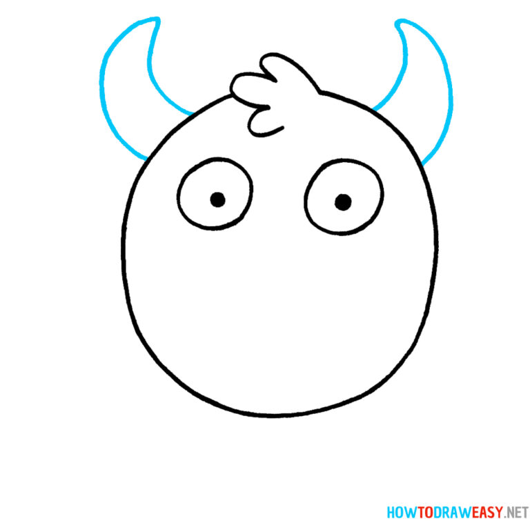 How to Draw a Monster - How to Draw Easy