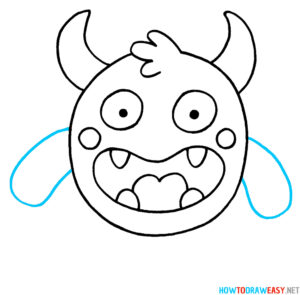 How to Draw a Monster - How to Draw Easy