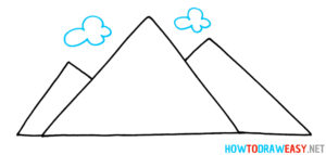 How to Draw Mountains - How to Draw Easy