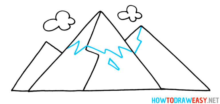 How to Draw Mountains - How to Draw Easy