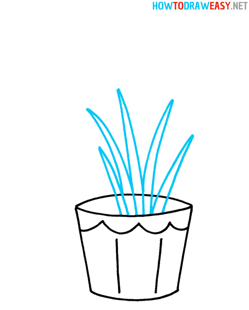 How to Draw a Plant - How to Draw Easy