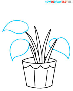 How to Draw a Plant - How to Draw Easy