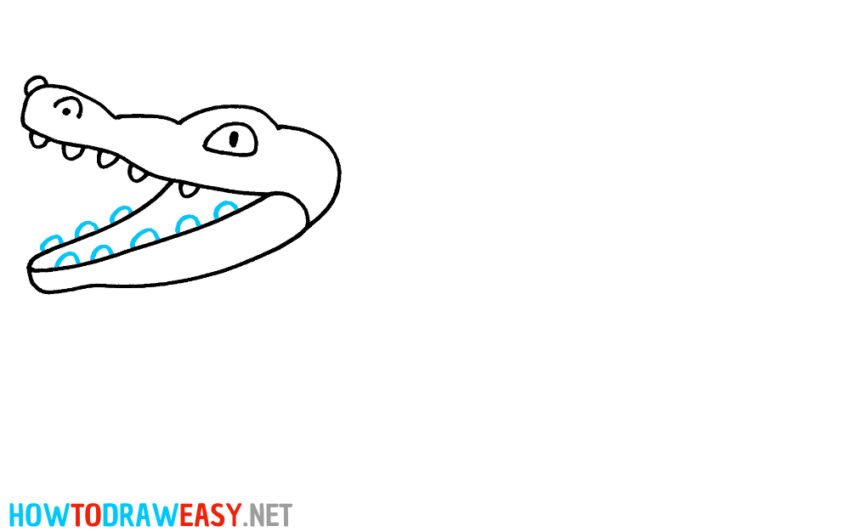 How to Draw a Crocodile Step by Step - How to Draw Easy