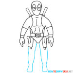 How to Draw Deadpool - How to Draw Easy