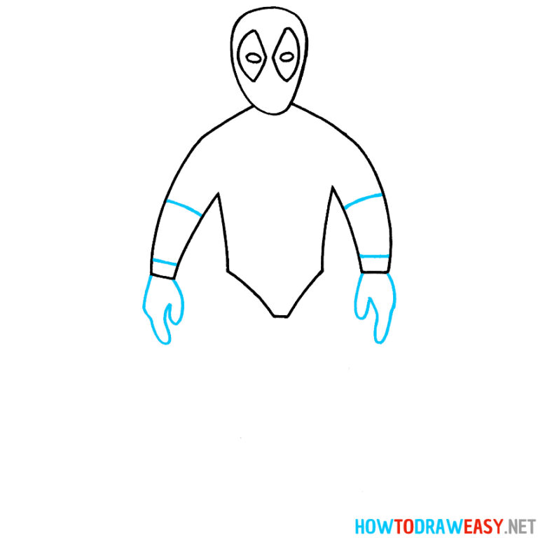 How to Draw Deadpool - How to Draw Easy