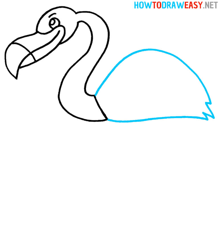 How to Draw a Flamingo - How to Draw Easy