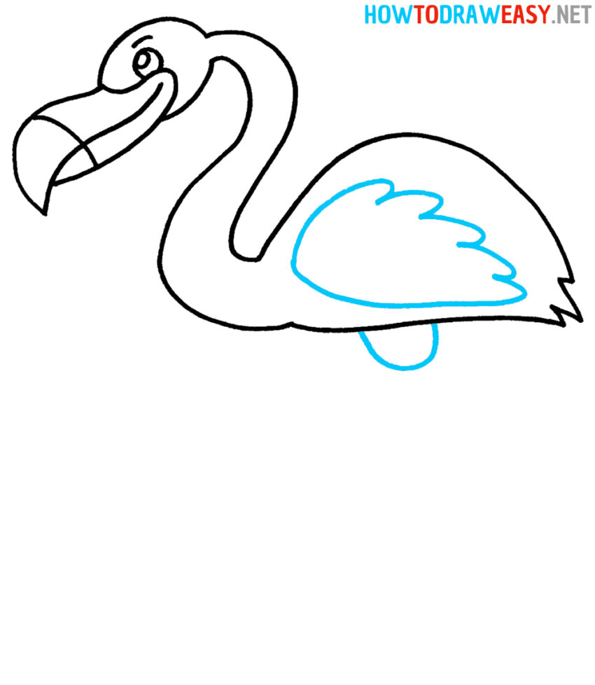How to Draw a Flamingo - How to Draw Easy