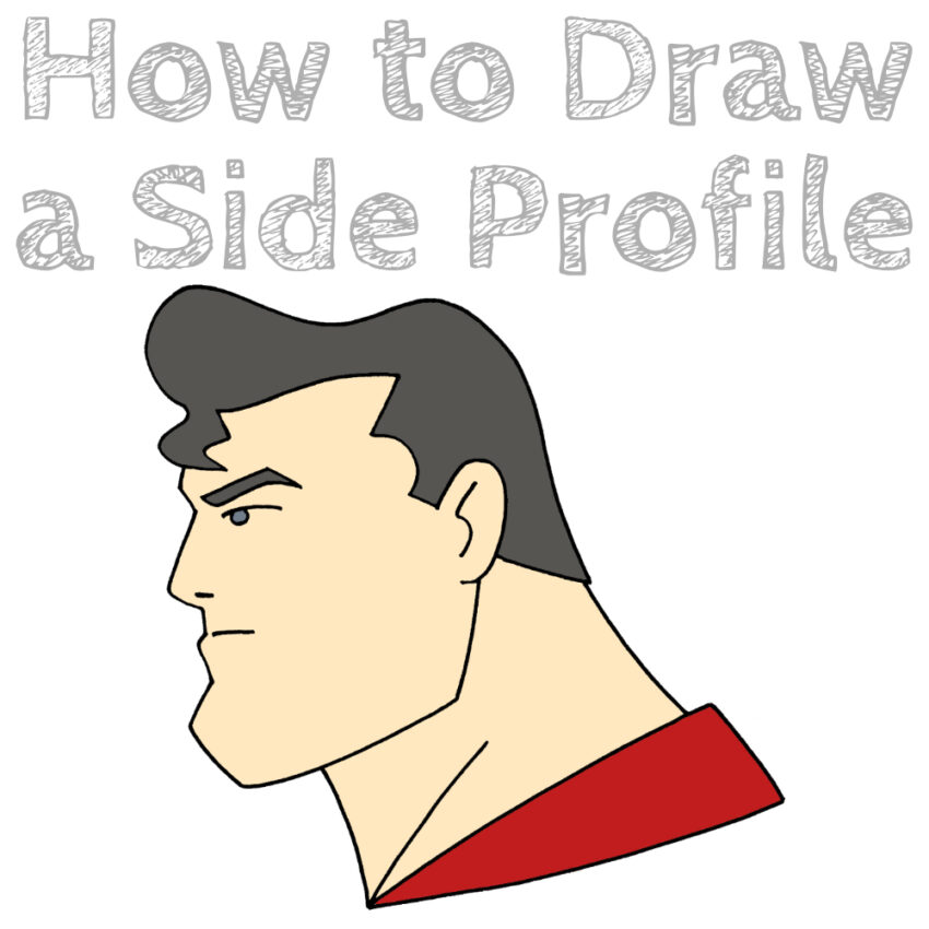 How to Draw a Side Profile - How to Draw Easy