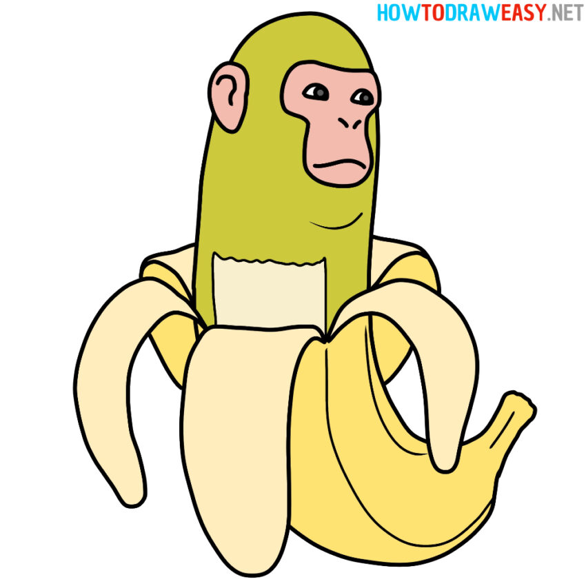 How to Draw Chimpanzini Bananini - How to Draw Easy