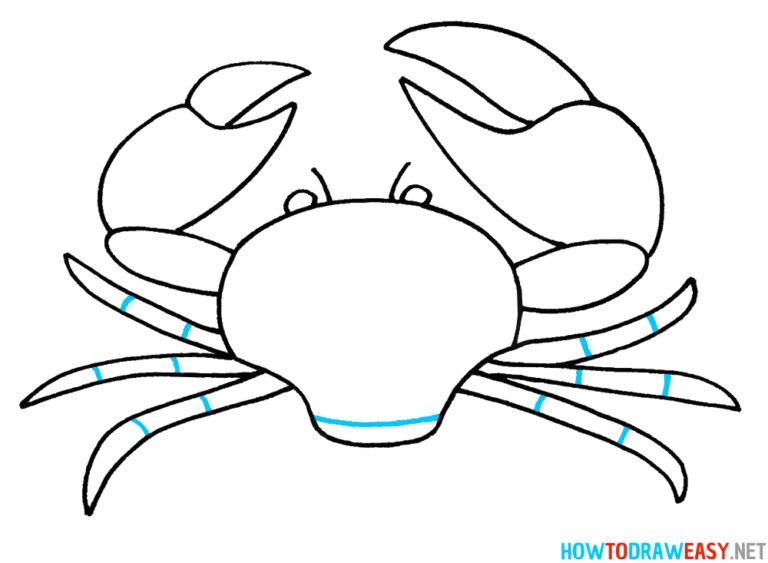 How to Draw a Crab - How to Draw Easy