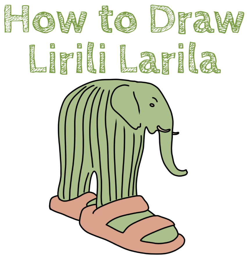How to Draw Lirili Larila - How to Draw Easy