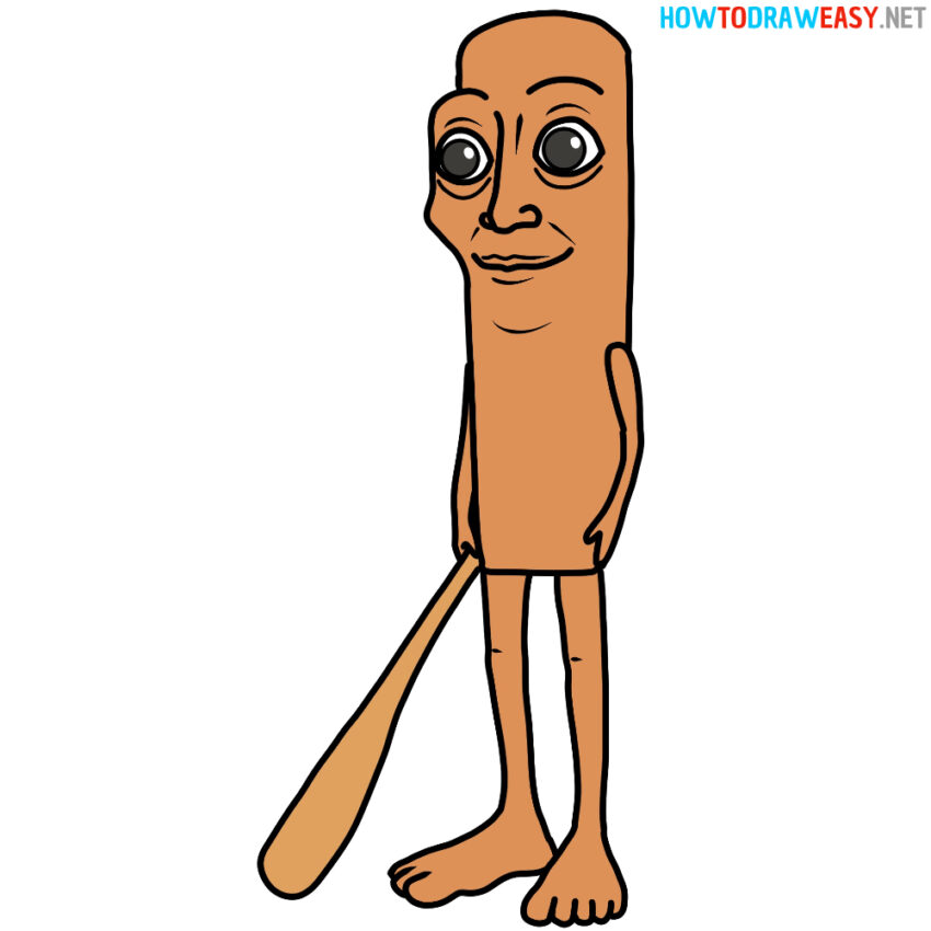 Tung Tung Tung Sahur Drawing Tutorial - Easy to Draw - How to Draw Easy