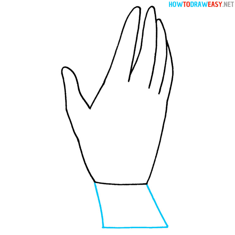 How to Draw an Anime Hand - How to Draw Easy