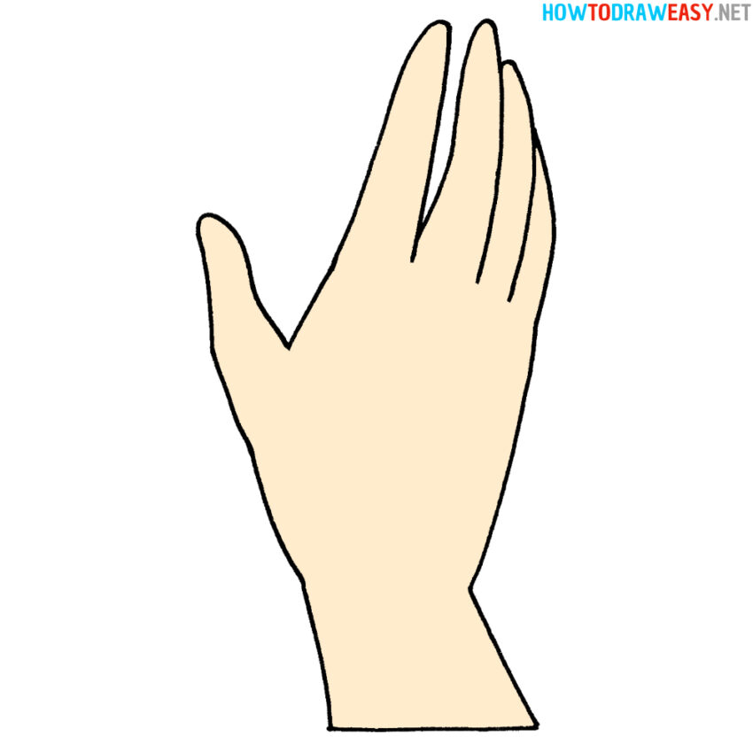 How to Draw an Anime Hand - How to Draw Easy