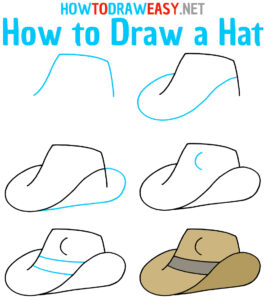 How to Draw a Hat - How to Draw Easy