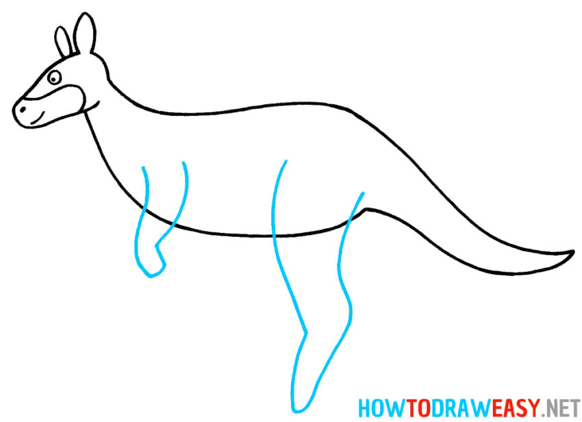 How to Draw a Kangaroo - How to Draw Easy