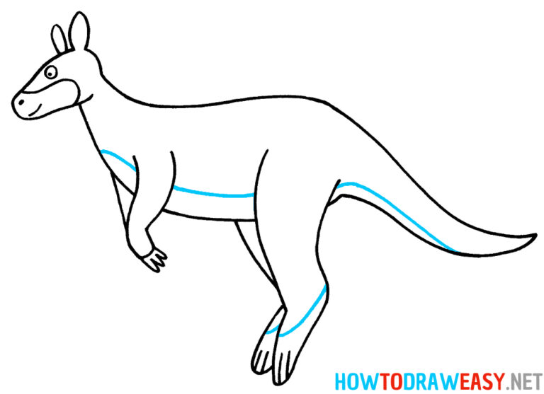 How to Draw a Kangaroo - How to Draw Easy