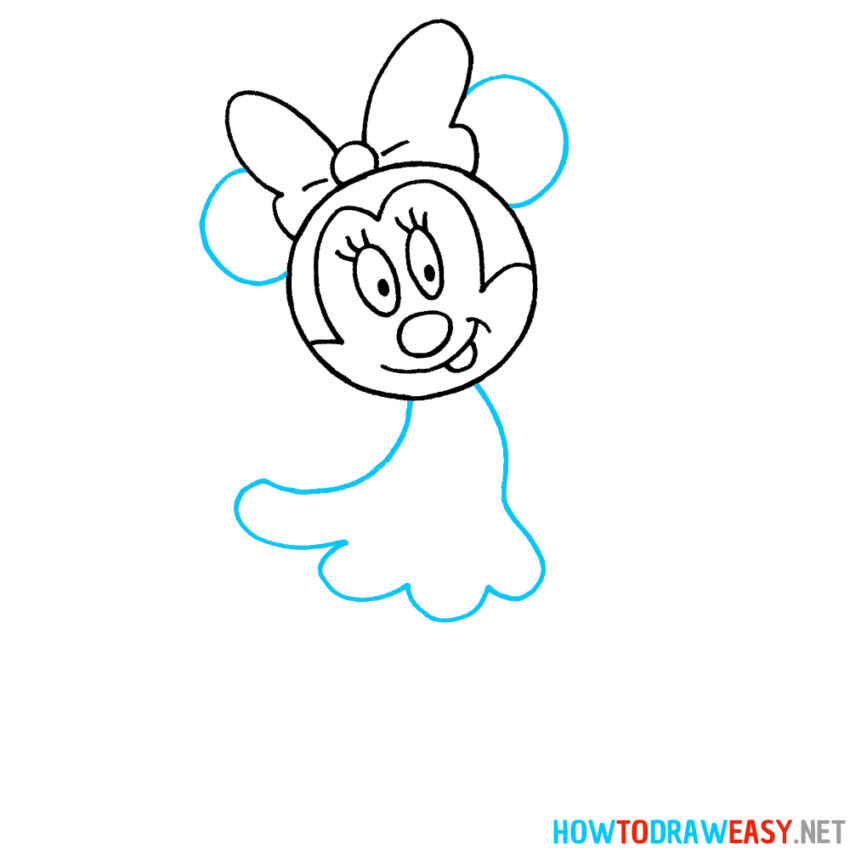 How to Draw Minnie Mouse - How to Draw Easy