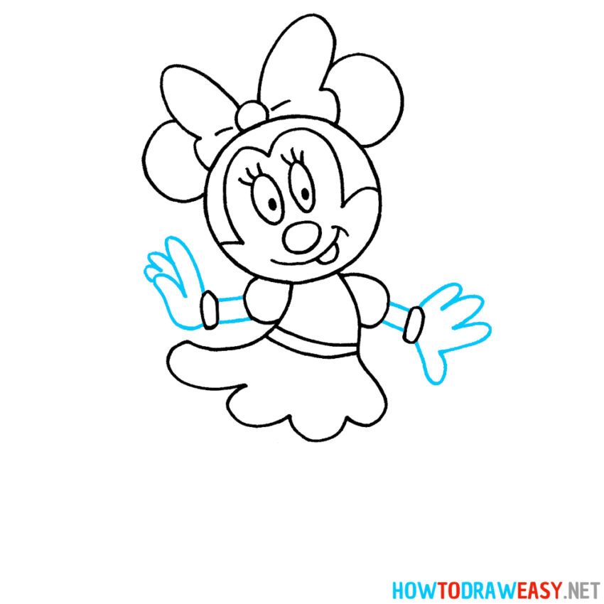 How to Draw Minnie Mouse - How to Draw Easy