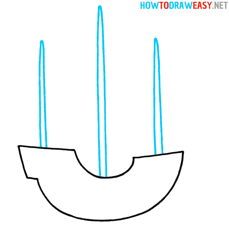 How to Draw a Ship - How to Draw Easy