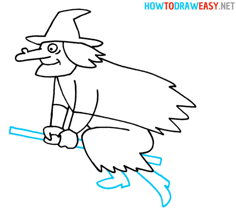 How to Draw a Witch - How to Draw Easy